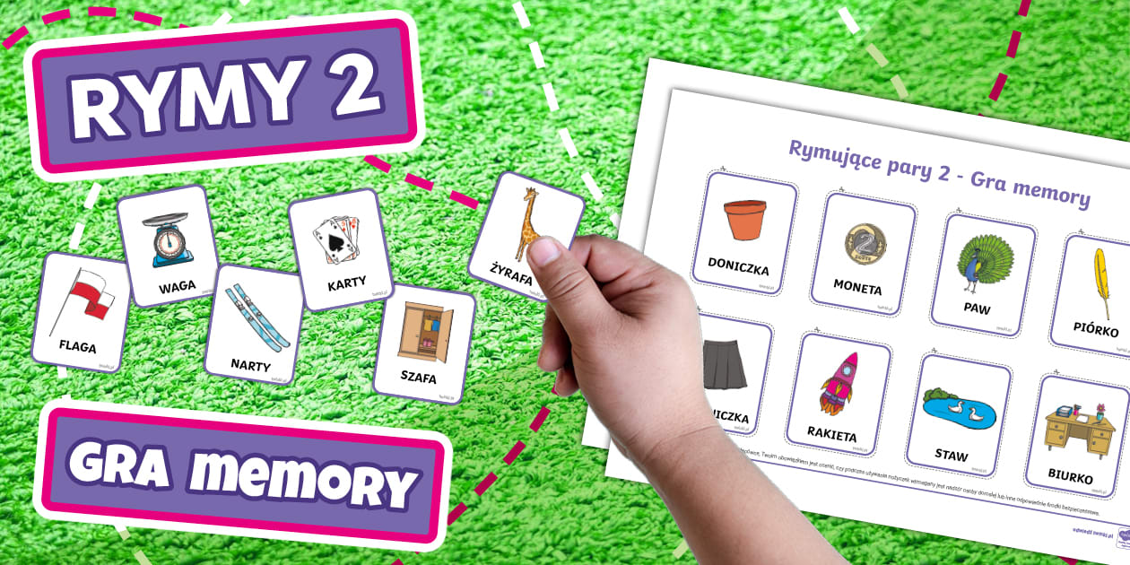 Rymujące pary 2 | Gra memory