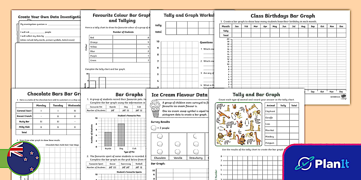 Phase 1 Statistics: Bar Graphs Activities - Twinkl