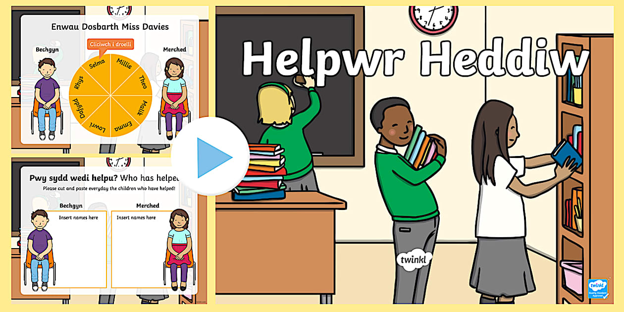 Helpwr Heddiw PowerPoint Welsh (teacher made) - Twinkl