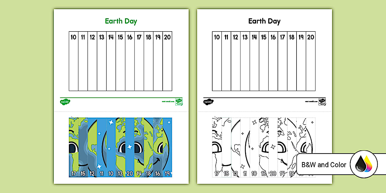 Earth Day 10-20 Sequencing Activity for Kids | Twinkl USA