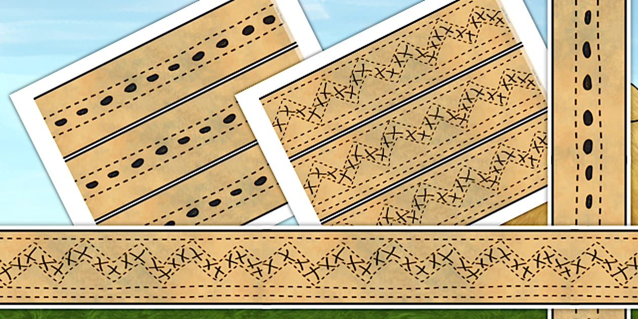 Bronze Age Themed Border Pieces - Twinkl