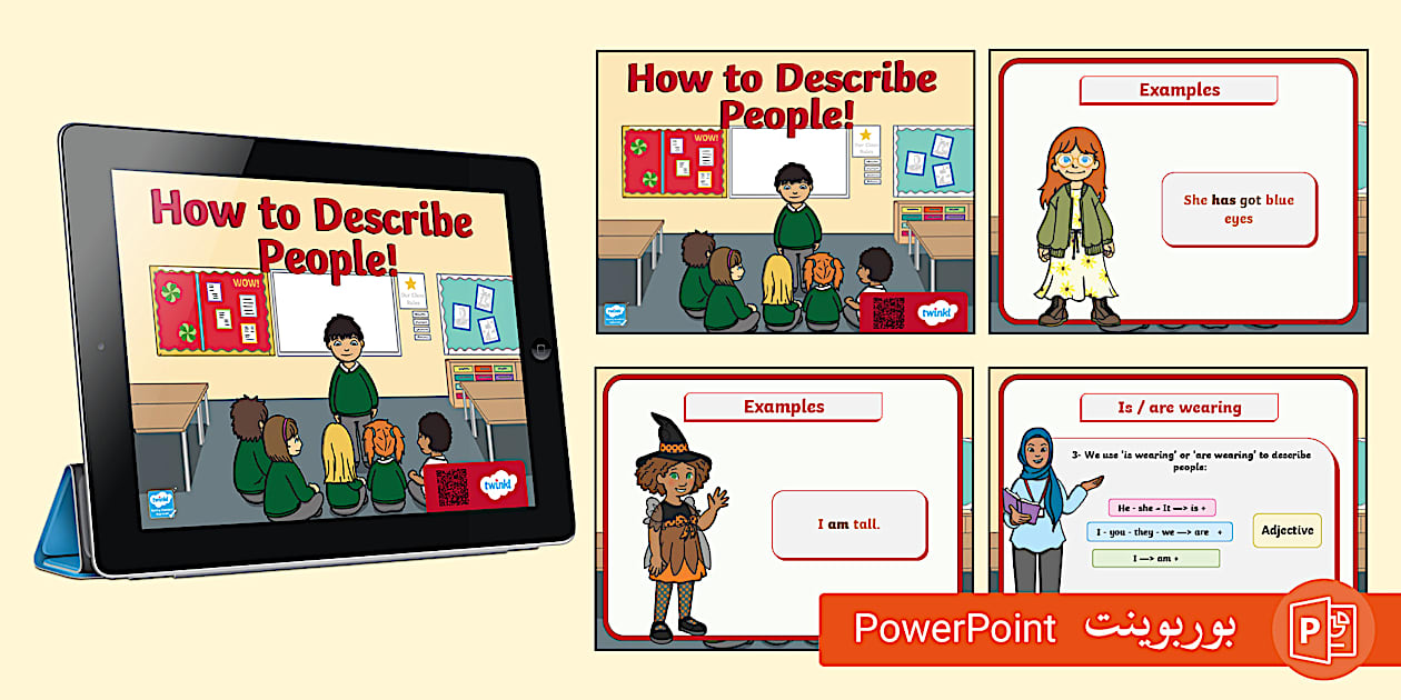 Describing People PowerPoint (Teacher-Made) - Twinkl