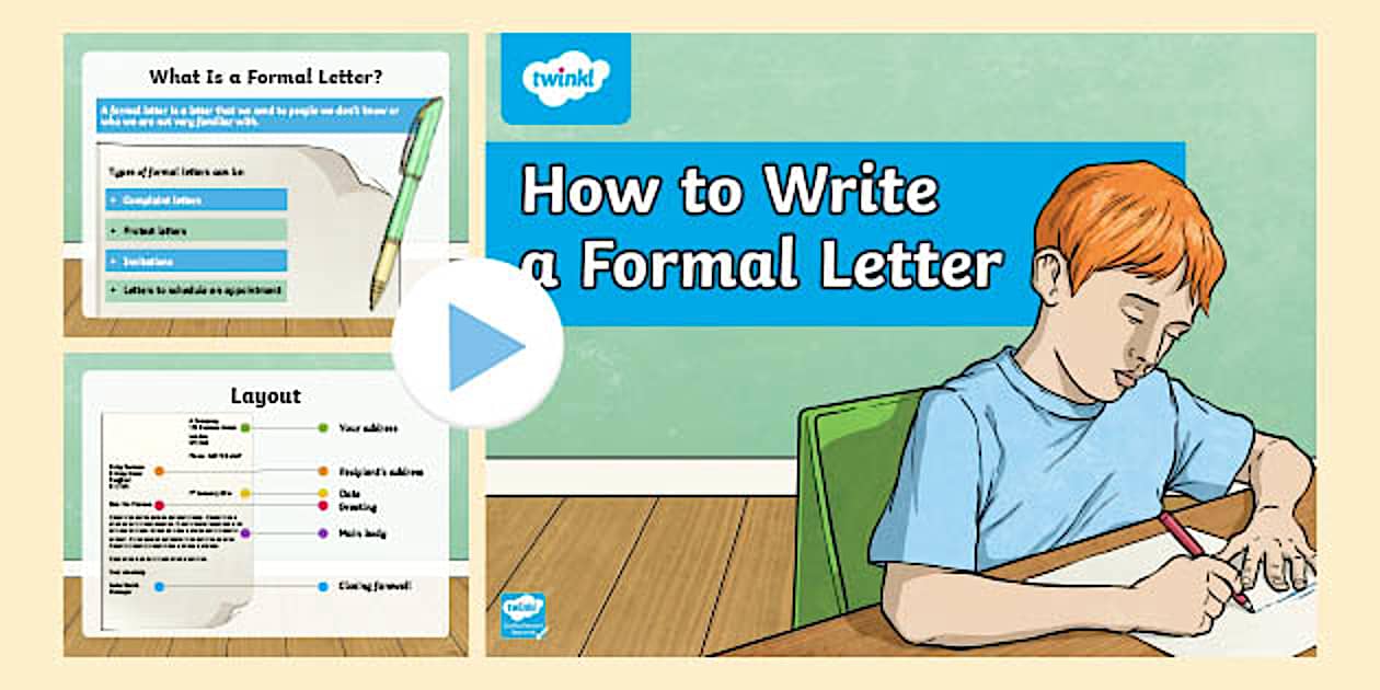 How to Write a Letter PowerPoint-Letter Writing KS2 Resource