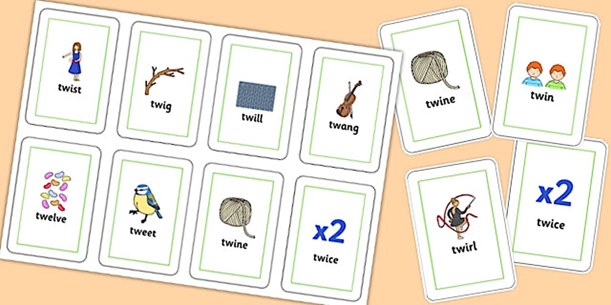 TW Flash Cards (teacher made) - Twinkl