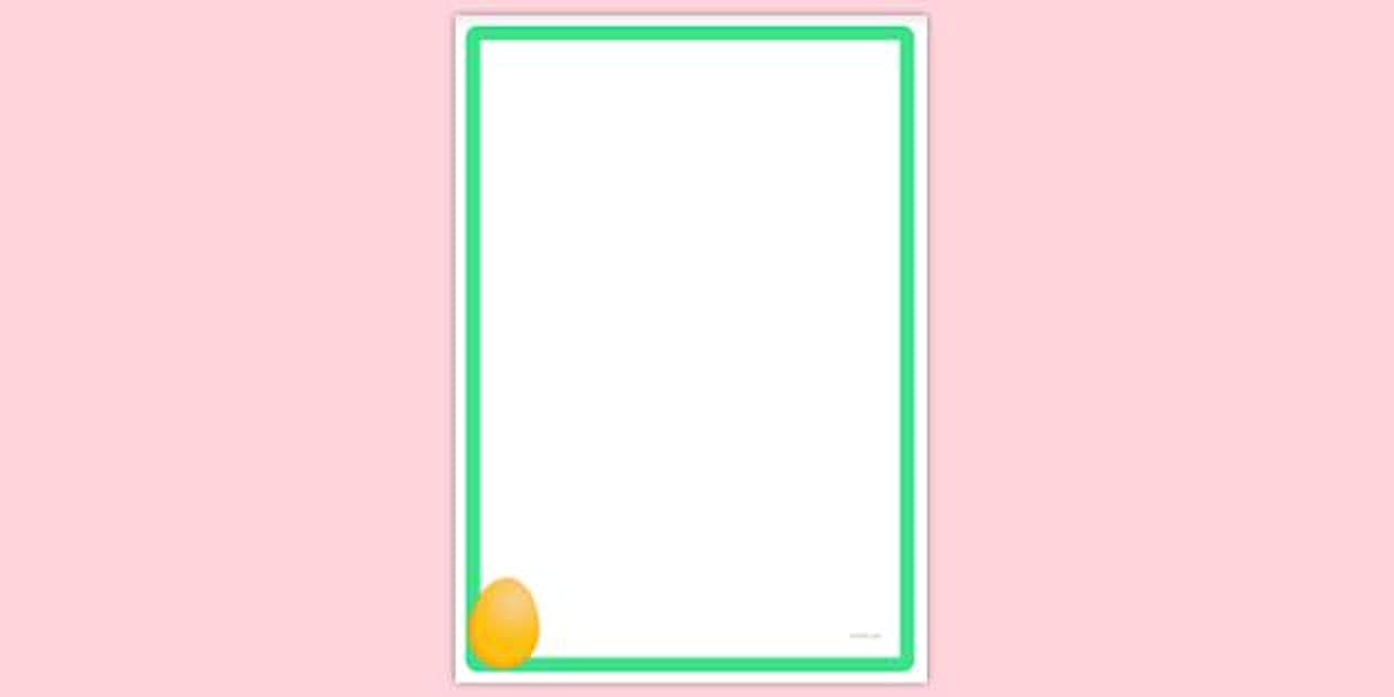 Simple Blank Page Border | Page Borders | Twinkl - Twinkl