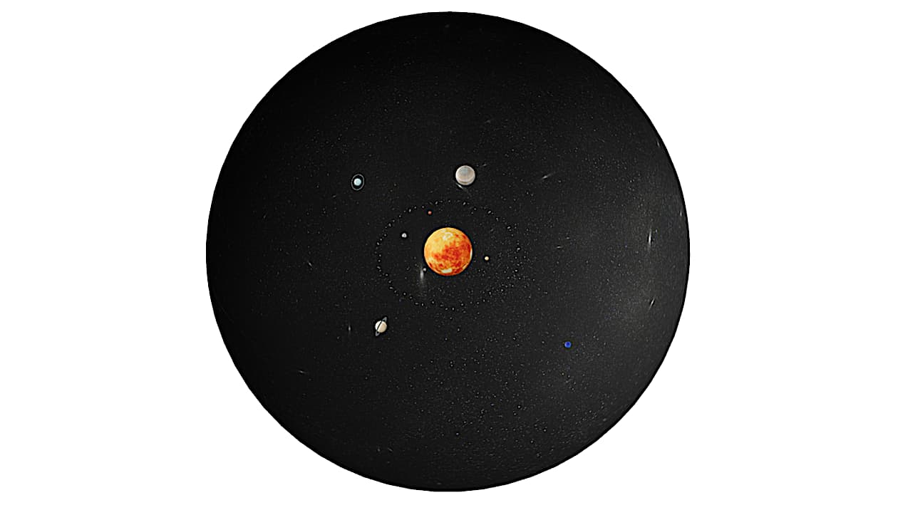 3D Model: Space - The Solar System (teacher made) - Twinkl
