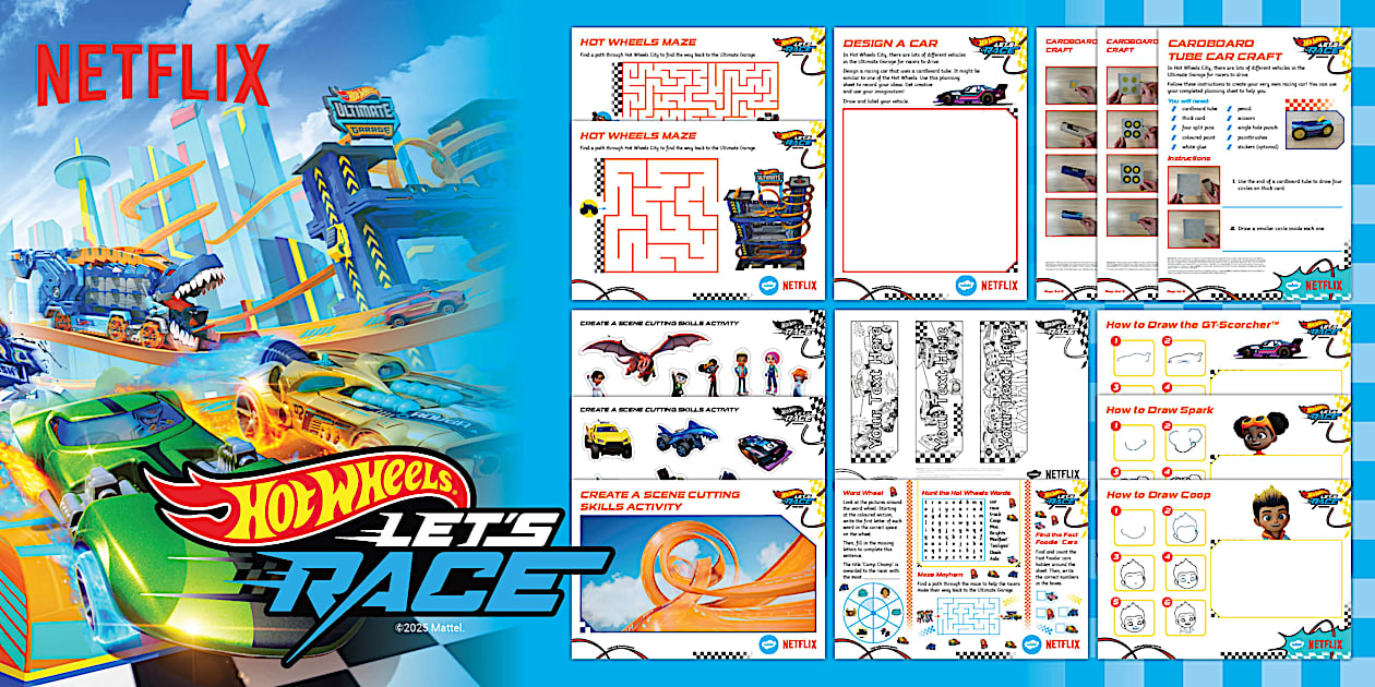 Hot Wheels: Activity Pack