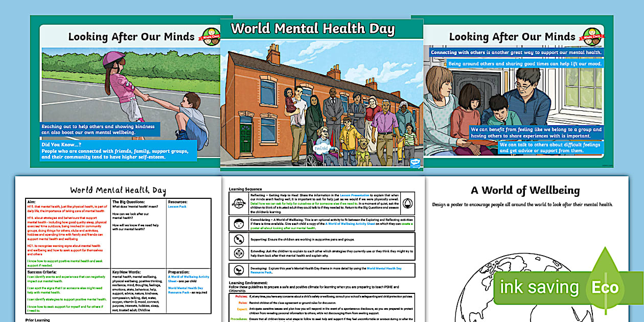 World Mental Health Day October Lesson Pack | Twinkl Life