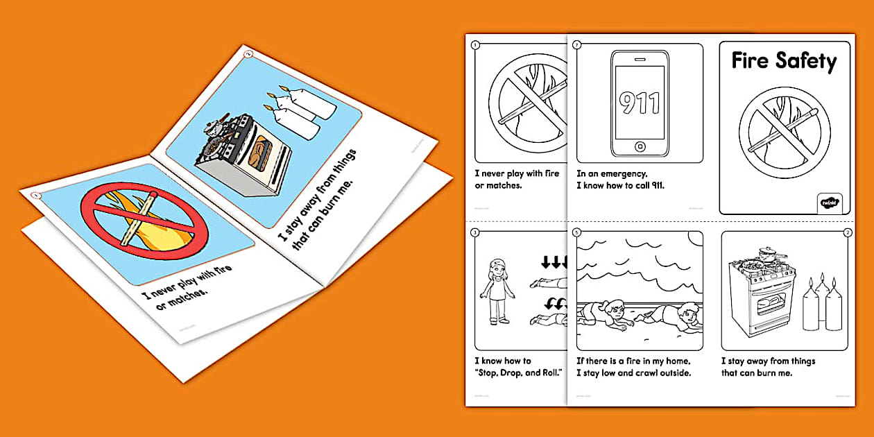 Fire Safety Emergent Reader | Printable Reading Resource
