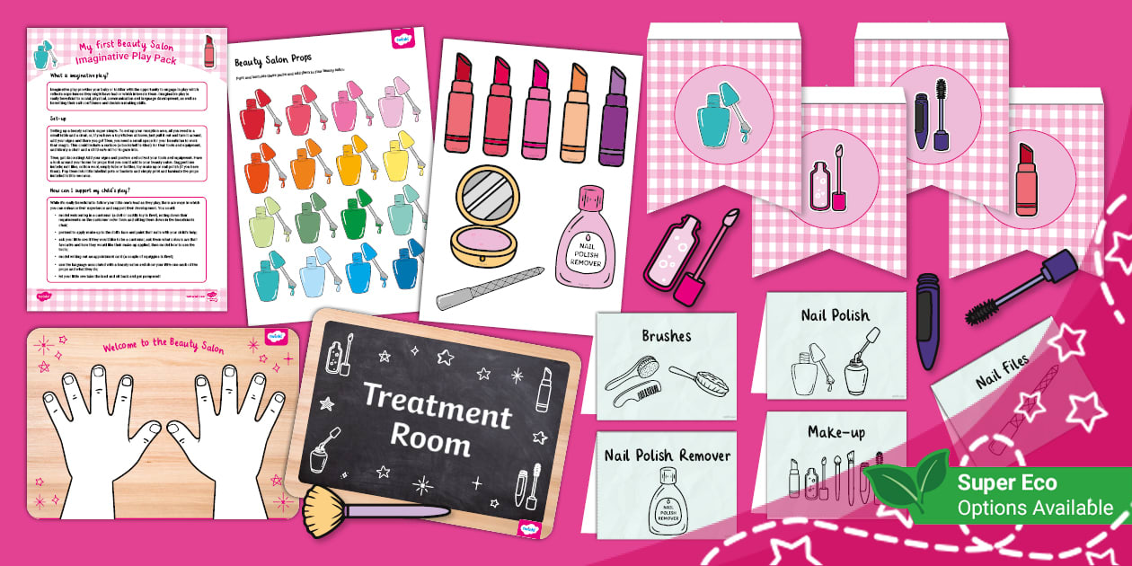 Beauty Salon Imaginative Play Pack | My First Toys - Twinkl