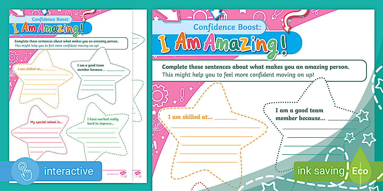 Confidence Boost: I Am Amazing! (teacher made) - Twinkl