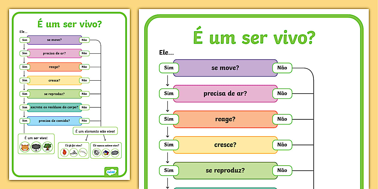 Pôster - É um ser vivo?