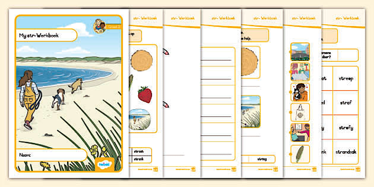 Graad 2 Klanke Werkboek str- (Lehrer gemacht) - Twinkl