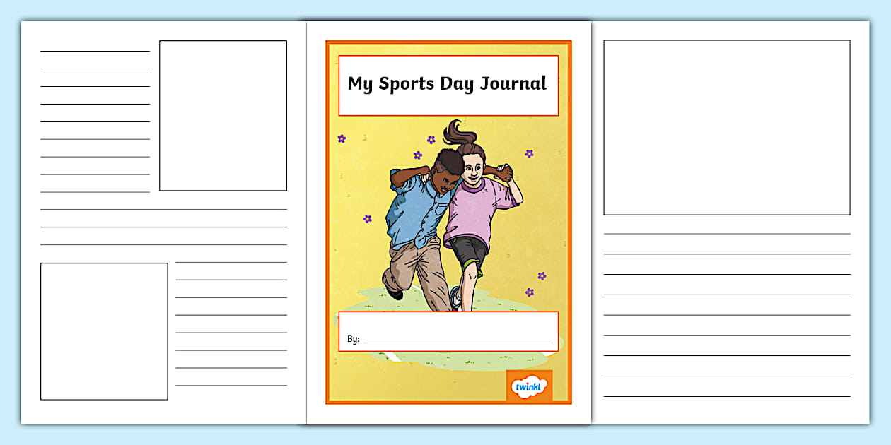 Sports Day Journal Writing Frame - Twinkl English - Twinkl