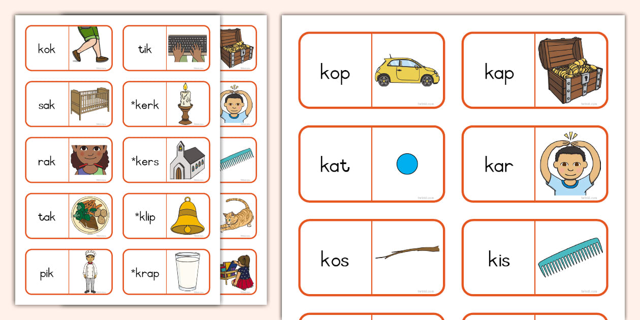 Graad 1 Klanke Drukbare Speletjie k (teacher made) - Twinkl