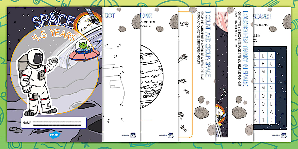 Activity Booklet: Space - Pre-School (l'enseignant a fait)