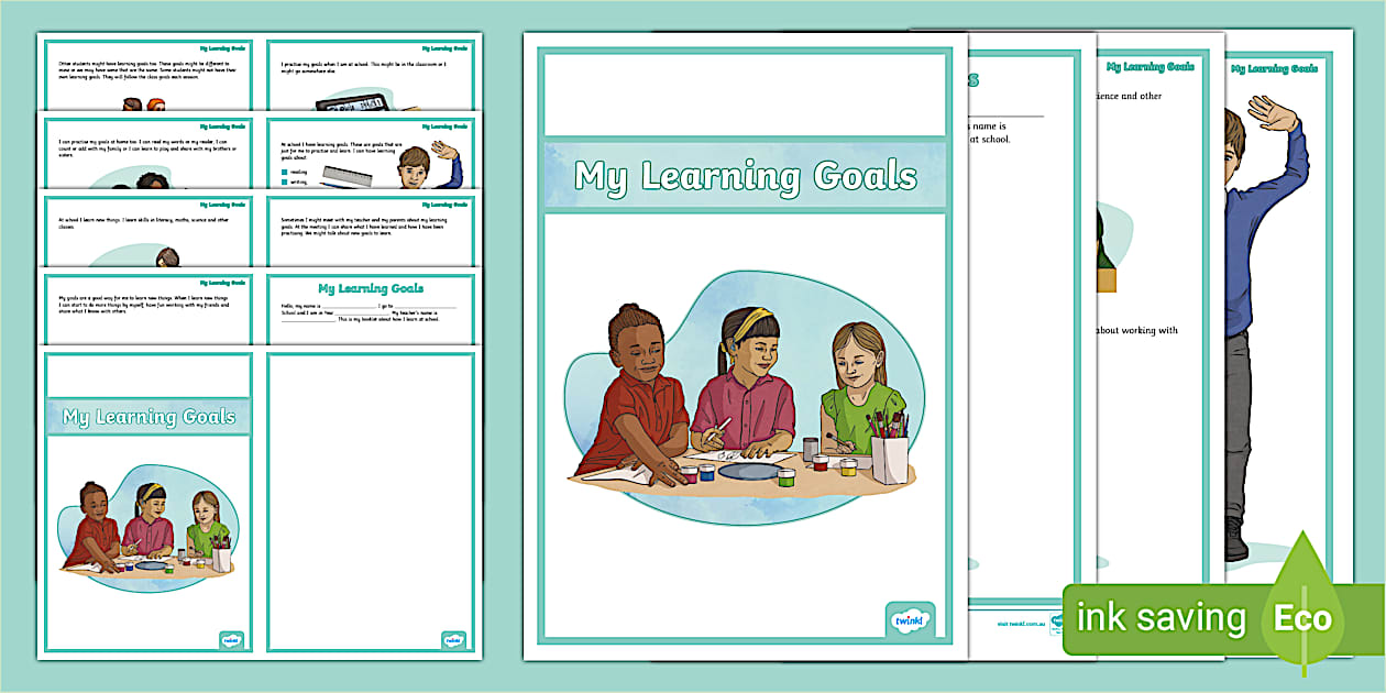 My Learning Goals Social Situation Booklet - Twinkl