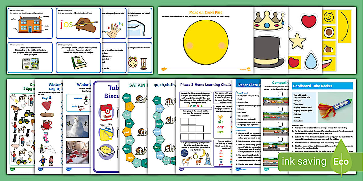 EYFS Reception Age School Closure Learning | Homeschooling
