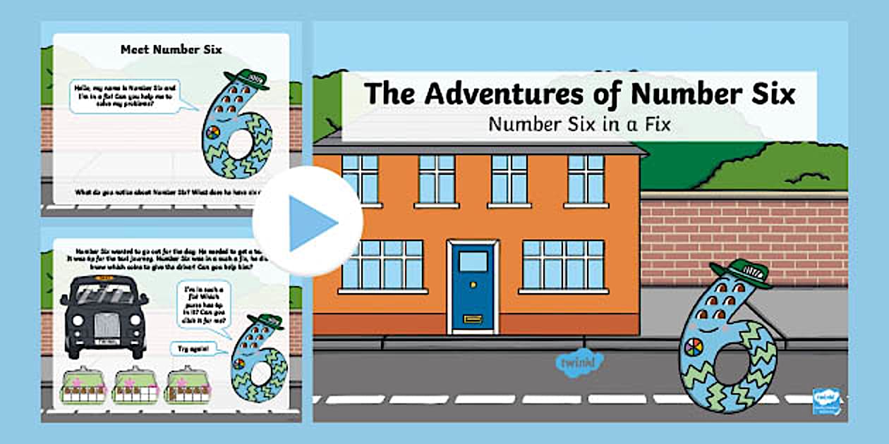 👉 The Adventures of Number Six PowerPoint - Twinkl