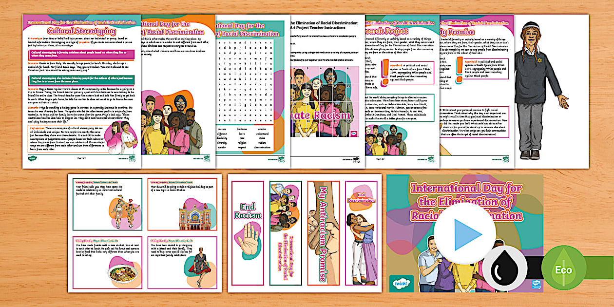 Elimination of Racial Discrimination Day Activity Pack