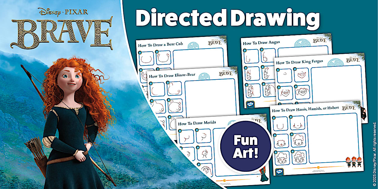 Brave: How To Draw Characters Activity