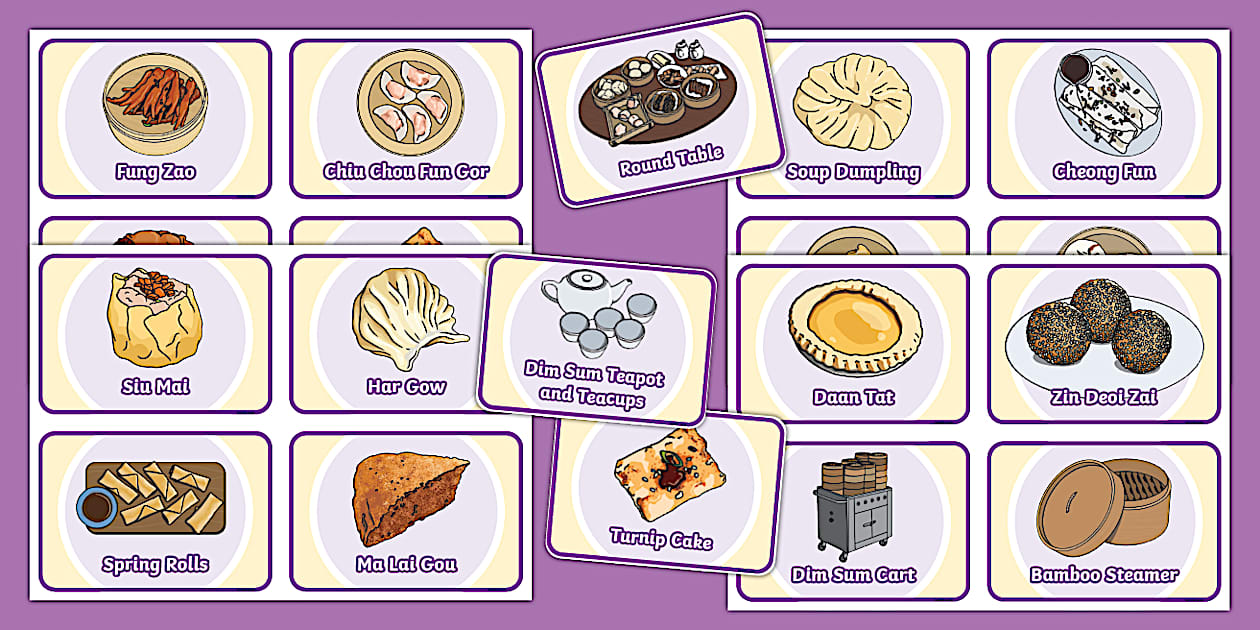 Dim Sum Flashcards (Teacher-Made) - Twinkl