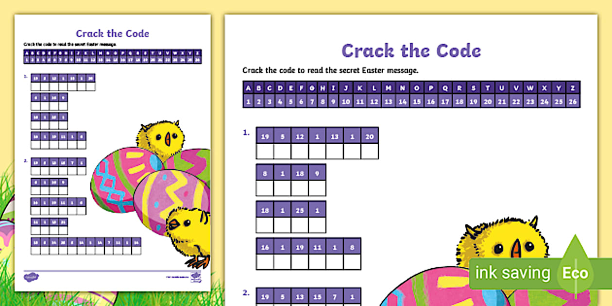 Easter Crack the Code - Indonesian Teaching Resource