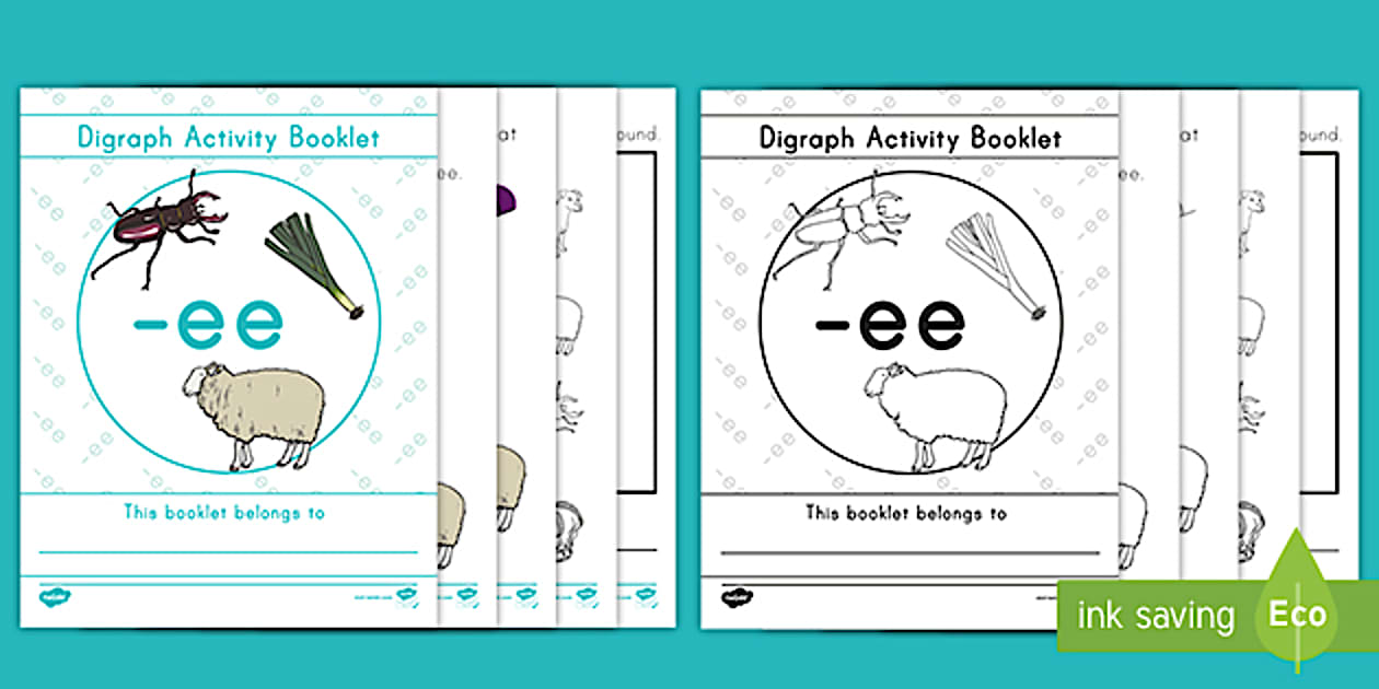 -ee Digraph Activity Booklet (teacher made) - Twinkl