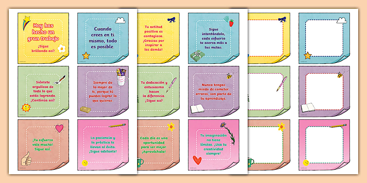 Frases motivacionales para alumnos (Lehrer gemacht) - Twinkl