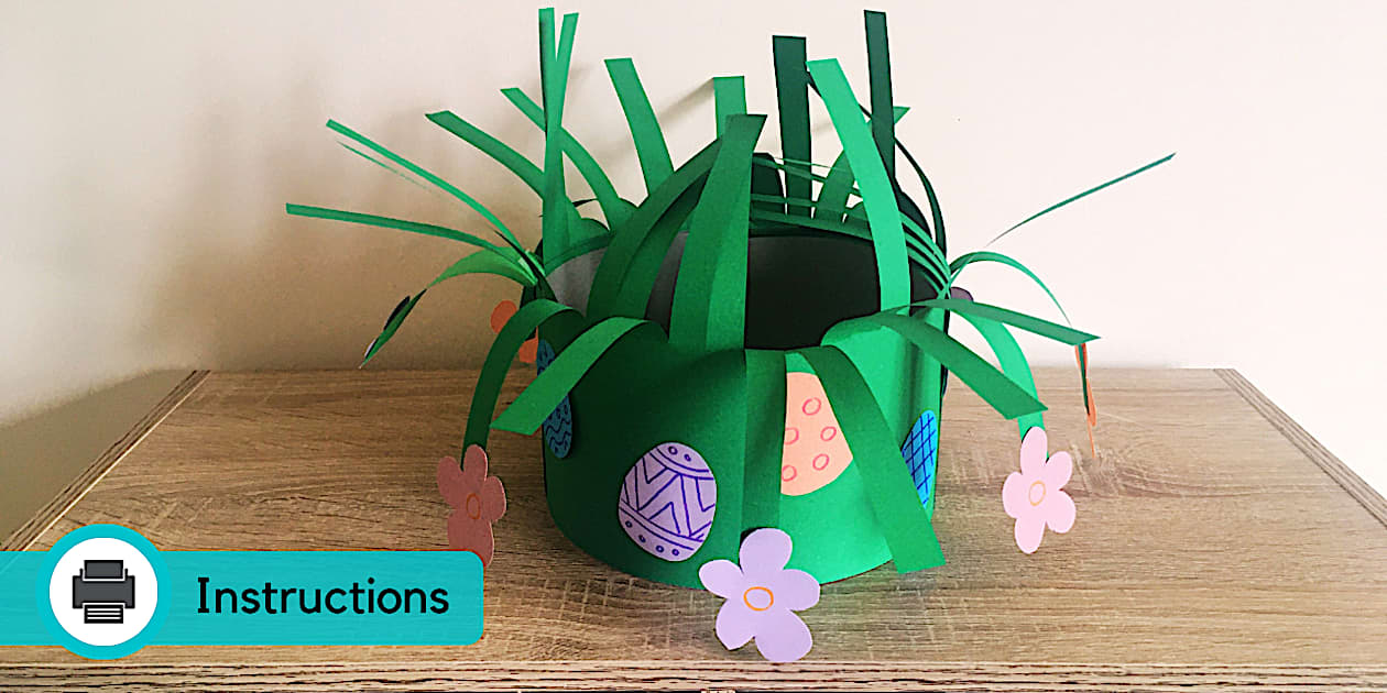 Spring Hat Craft | Spring Activities (teacher made) - Twinkl