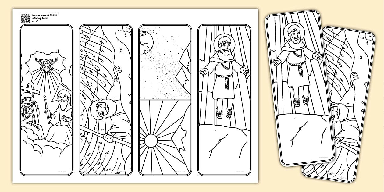 * NEW * Bible Colouring Bookmarks - Twinkl Primary - Twinkl