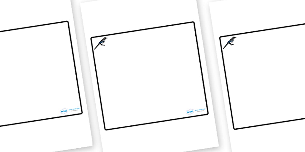 Magpie Themed Editable Classroom Area Display Sign - Twinkl