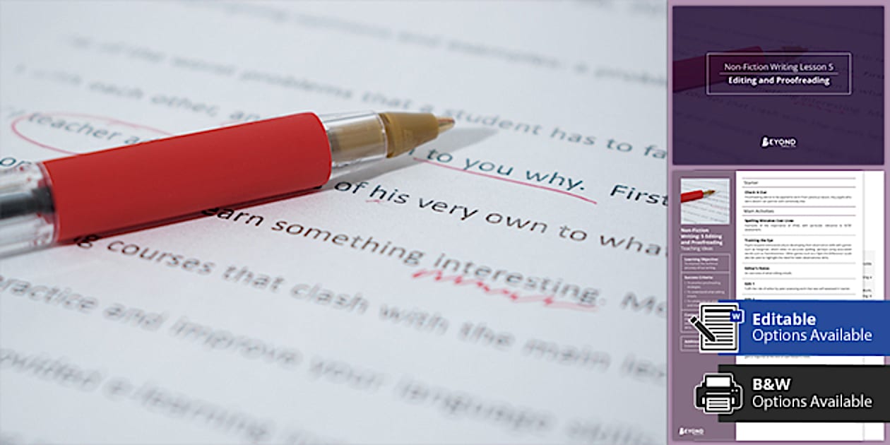 Editing Skills in English | Non-Fiction Writing | Beyond