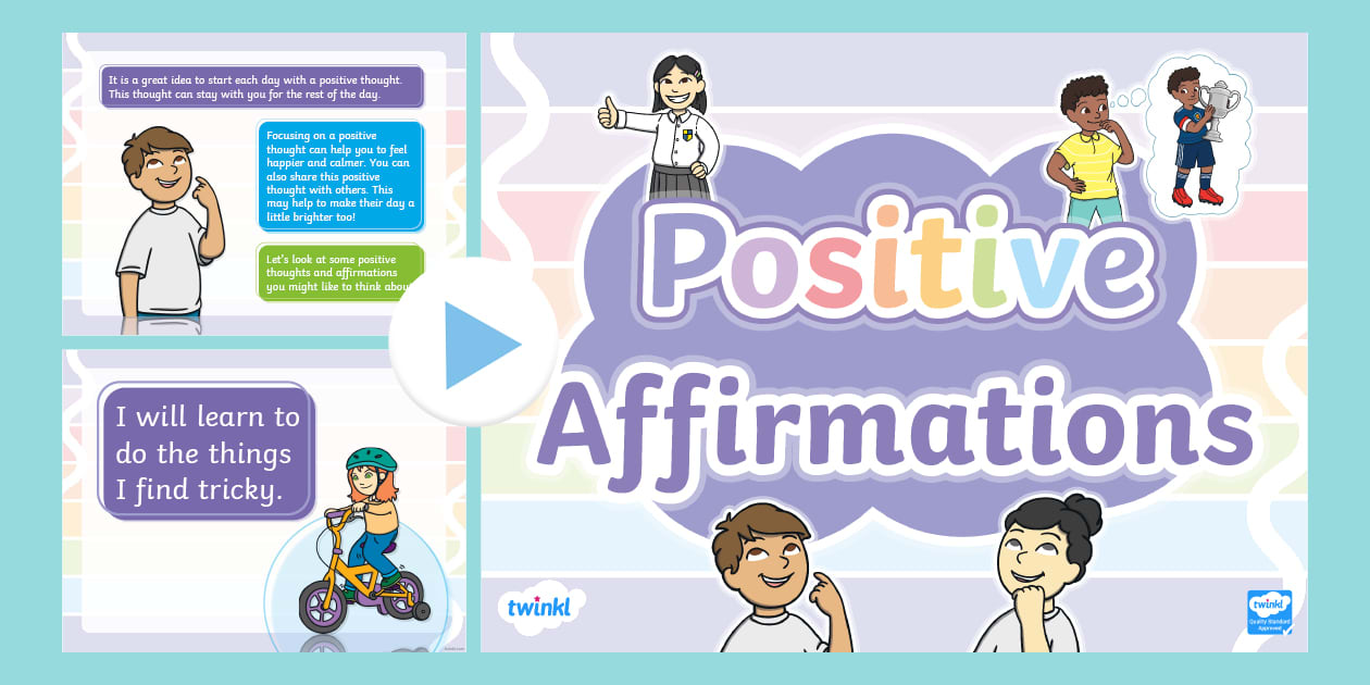 Positive Affirmations Lesson KS1 PowerPoint - PSHE Resources