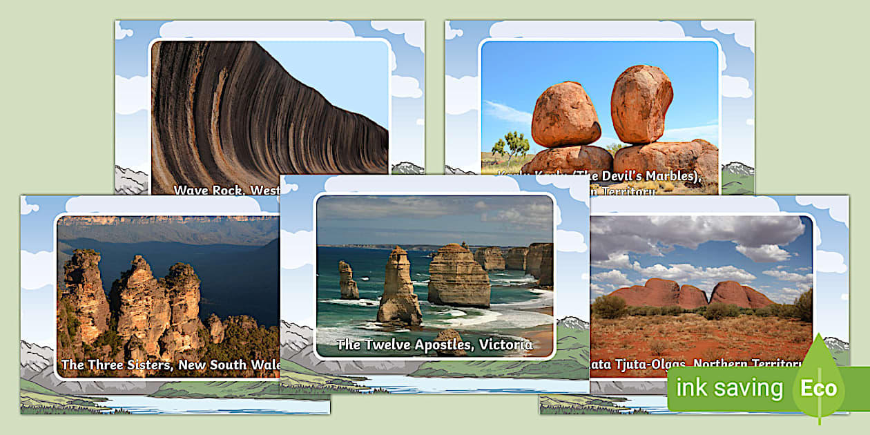 Australian Rocks Picture Pack - HASS - Primary Resources