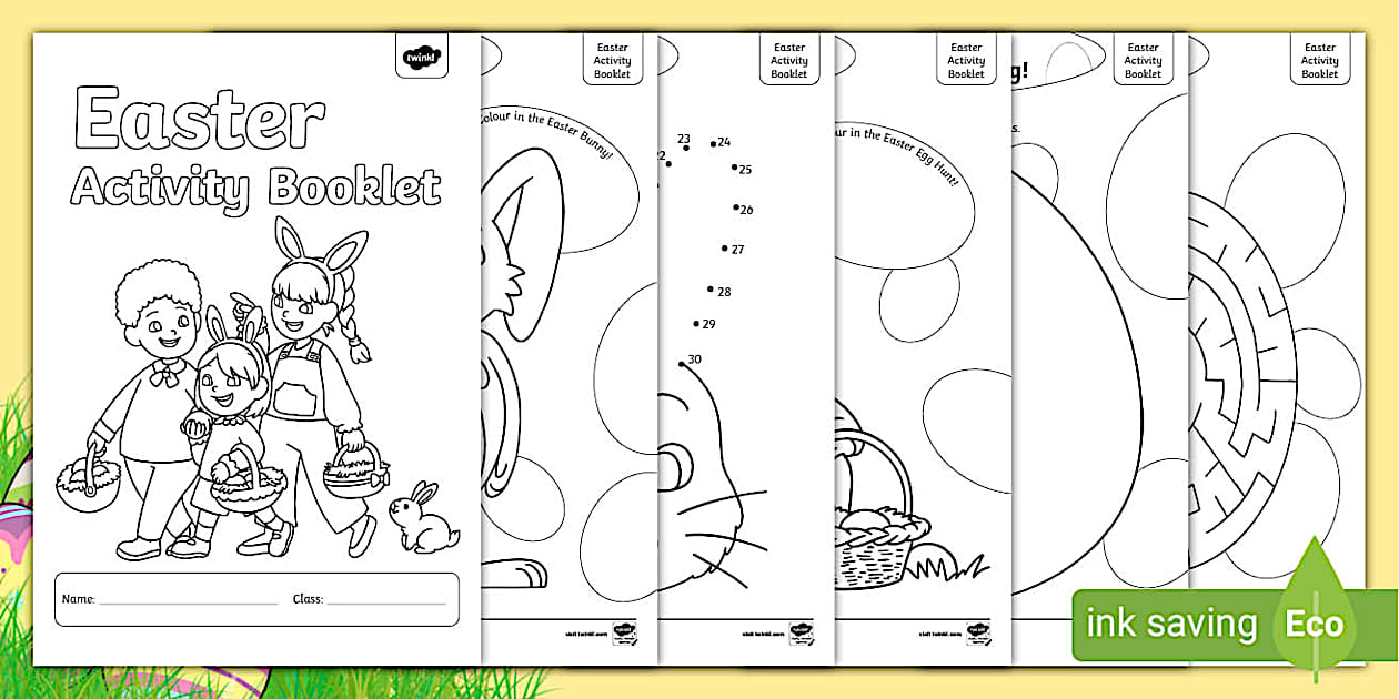 Easter Activity Booklet - CfE Early Level (Teacher-Made)