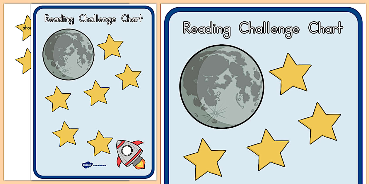 Reading Challenge Chart Space (teacher made) - Twinkl