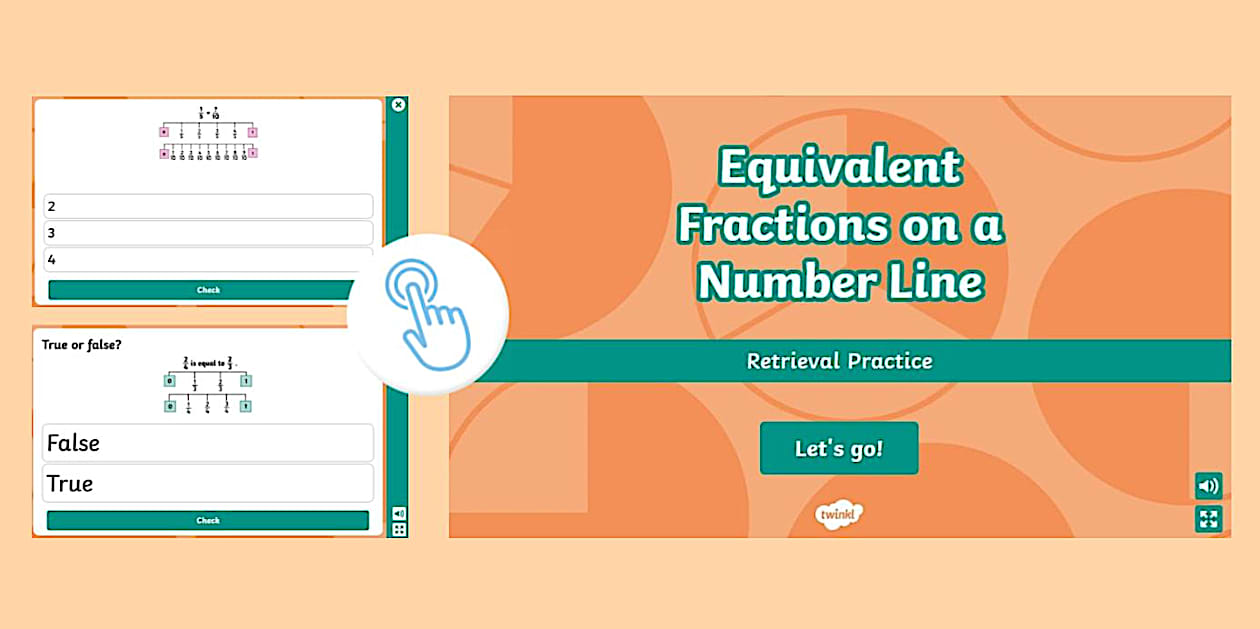 👉 Retrieval Practice: Equivalent Fractions on a Number Line Maths ...