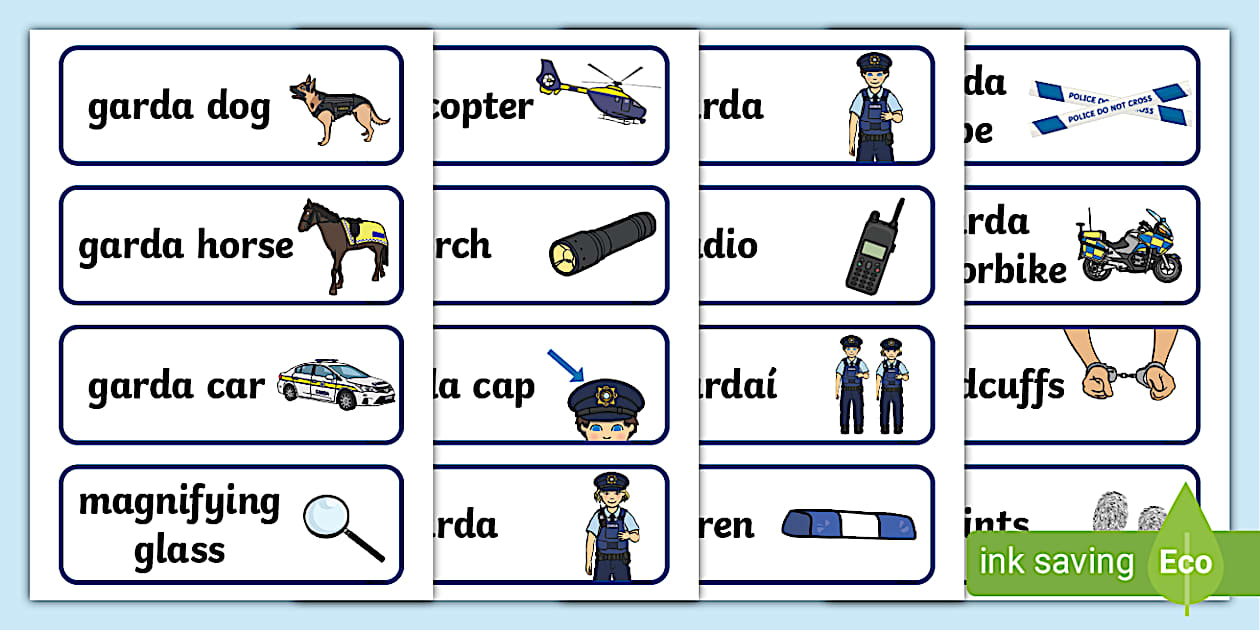 Garda Display Cards