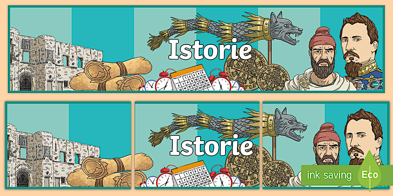 Istorie Banner (teacher made) - Twinkl
