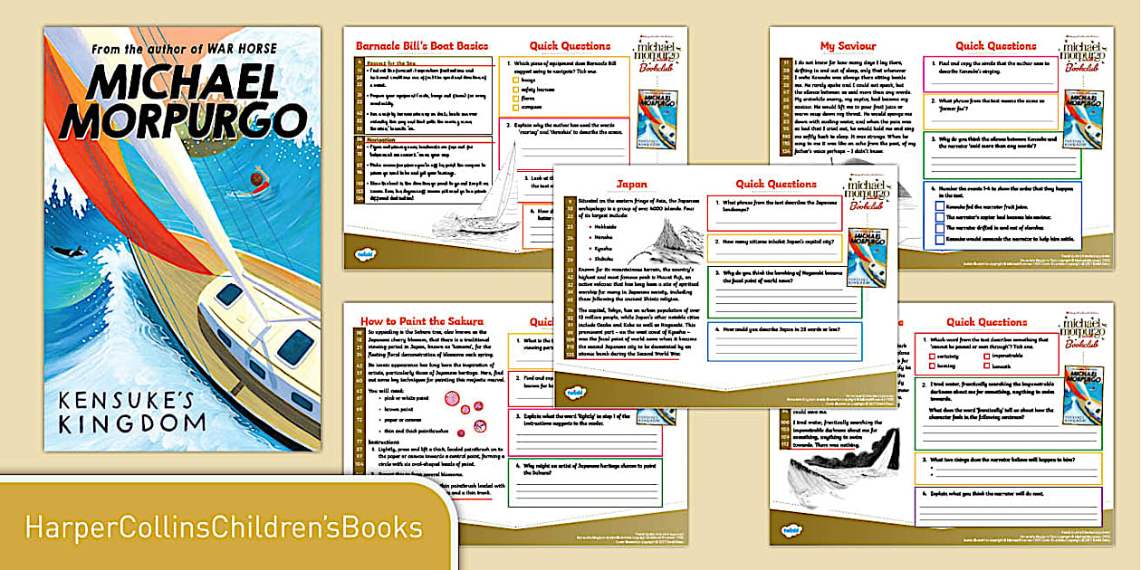 FREE! - Michael Morpurgo - Kensuke's Kingdom: 60-Second Reads - KS2