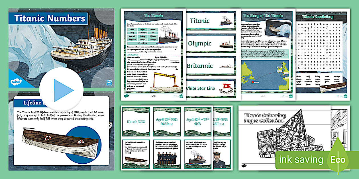 Titanic Resource/Activity Pack (teacher made) - Twinkl