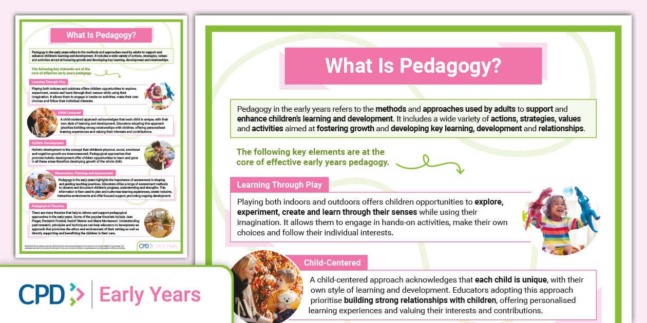 What Is Pedagogy? | Early Years CPD | Twinkl - Twinkl