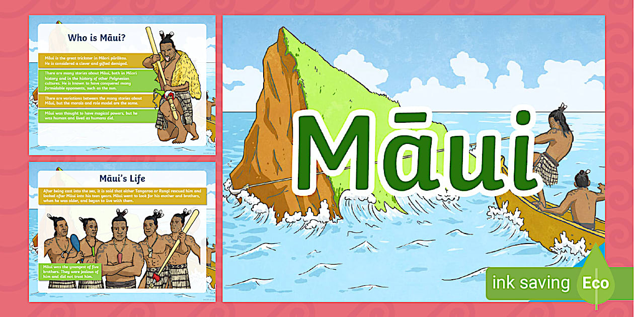 Māui Information Powerpoint (teacher made) - Twinkl