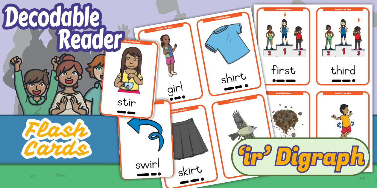 Foundation Phase Phonics - ir Decodable Readers - Flashcards: The Girl ...