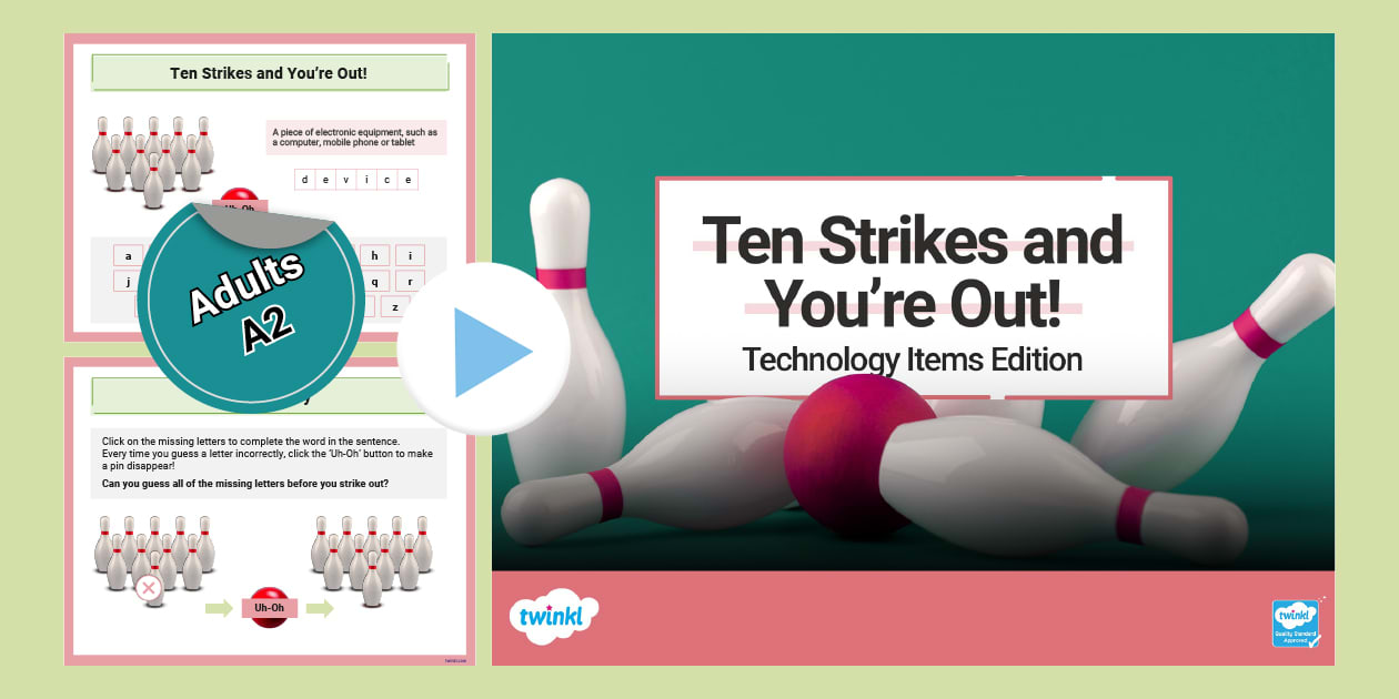 Ten Strikes and You're Out (Teacher-Made) - Twinkl