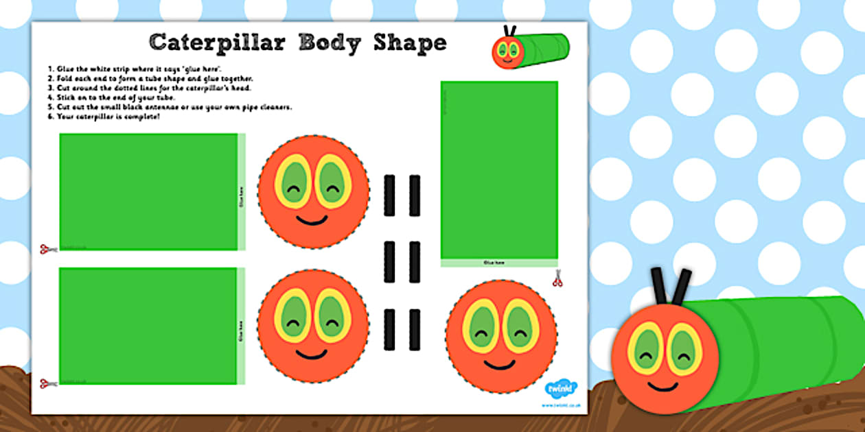 Caterpillar Body Shape Activity