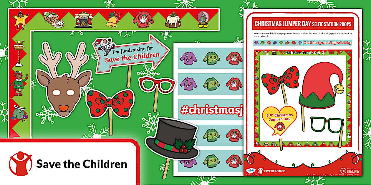 Christmas Jumper Day Selfie Station | Save the Children