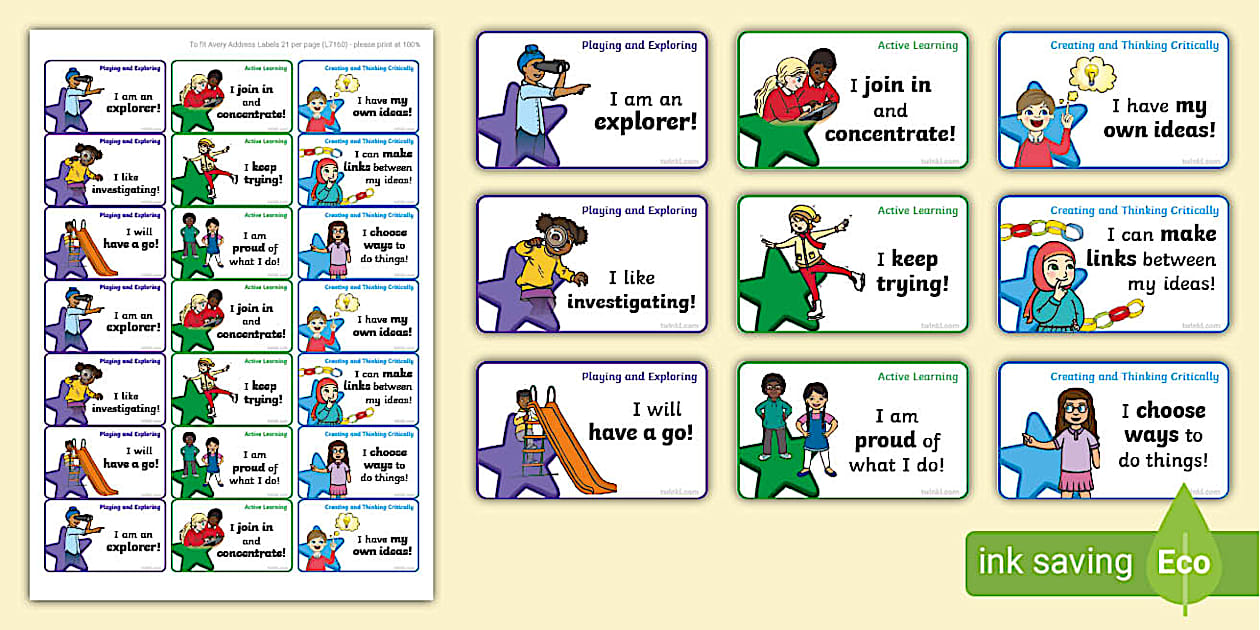 Star-Themed Characteristics of Effective Learning Stickers - Star-Themed