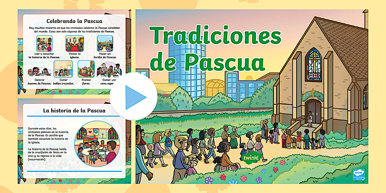 Tradiciones de Pascua - PowerPoint - Twinkl